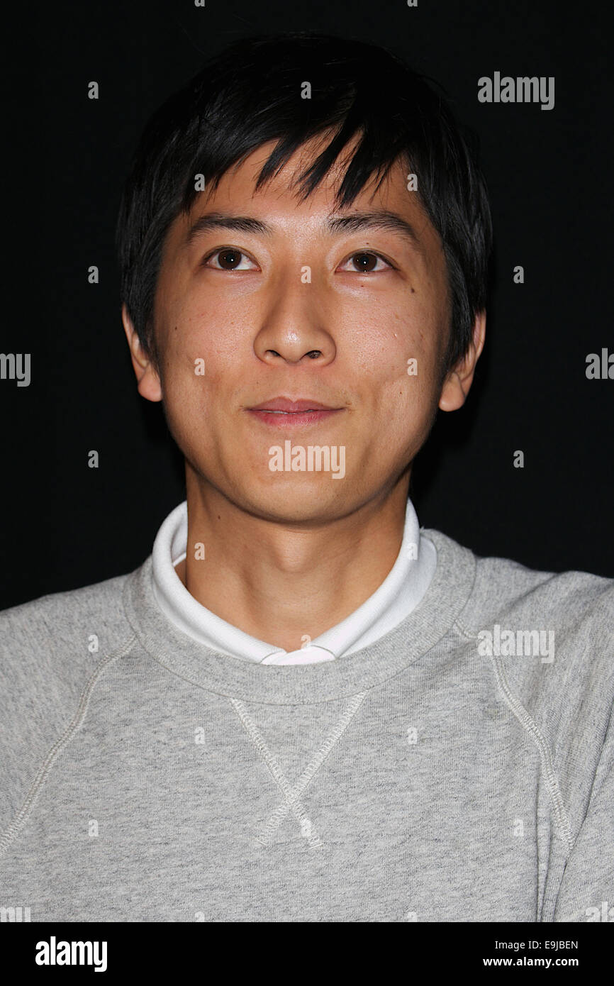 Actor Daichi Tomioka attends the stage greeting of the movie "Unknown ...