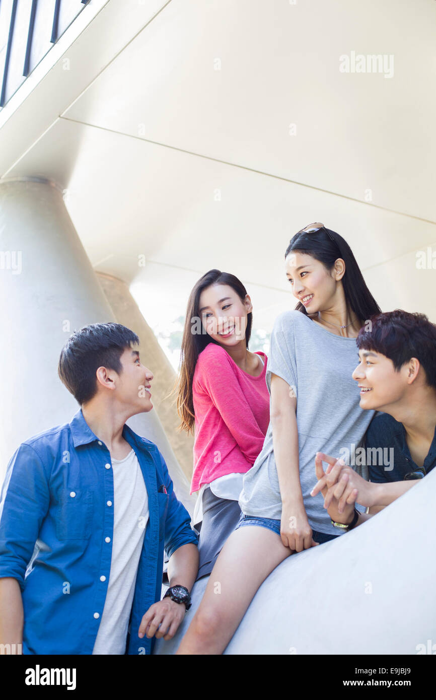 Young friends playing together Stock Photo - Alamy