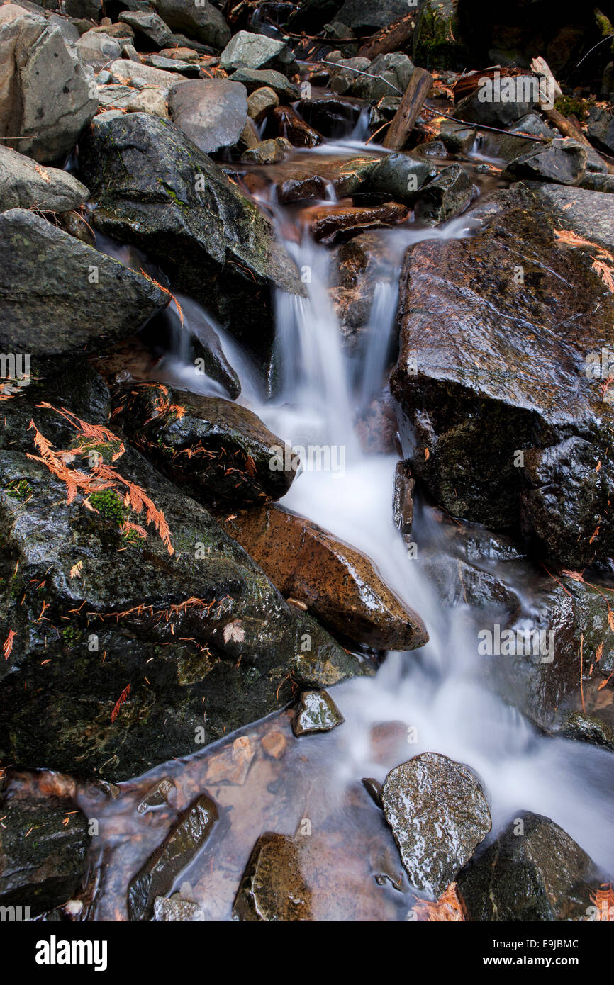 Cascading Copper Creek Stock Photo - Alamy