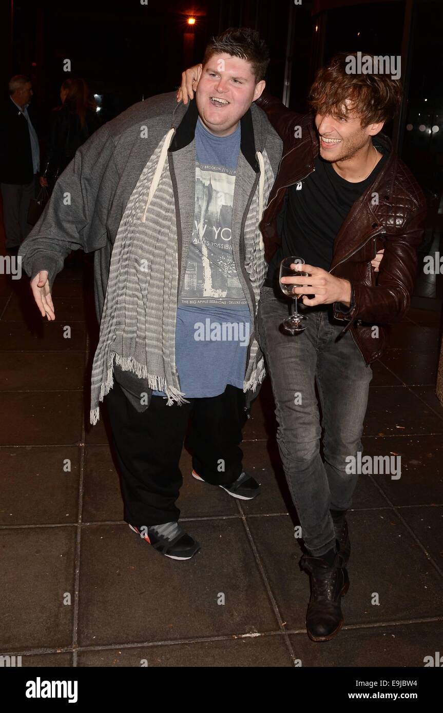 Paolo Nutini, Michelle Heaton, Kasey Smith, and Jason Sherlock arrive ...