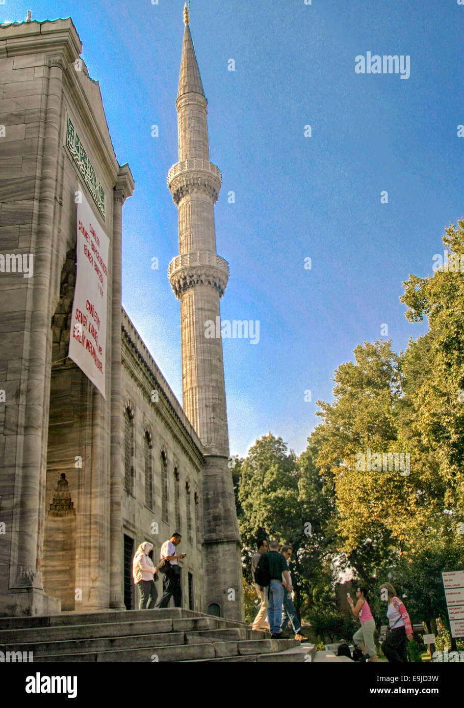 Istanbul, Turkey. 2nd Oct, 2004. The minarets of the historic 17th ...