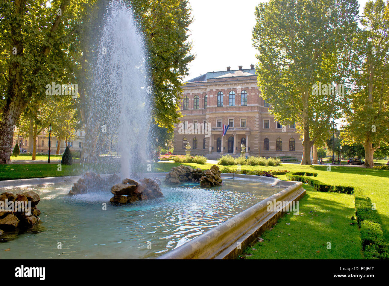 Zrinjevac square , park in Zagreb Stock Photo: 74779680 - Alamy