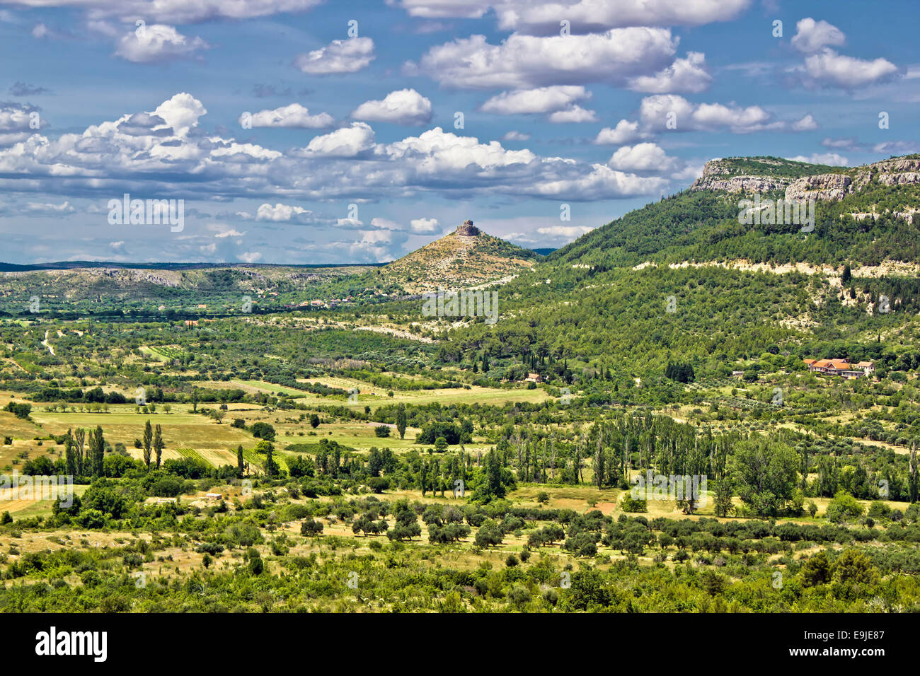 Landscape of Bribir area in Croatia Stock Photo - Alamy