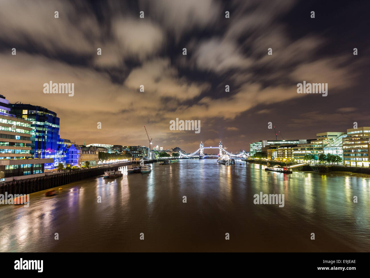 Battleship river thames hi-res stock photography and images - Alamy