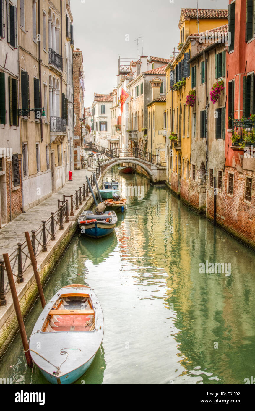 Water channel in Venice, Italy Stock Photo - Alamy