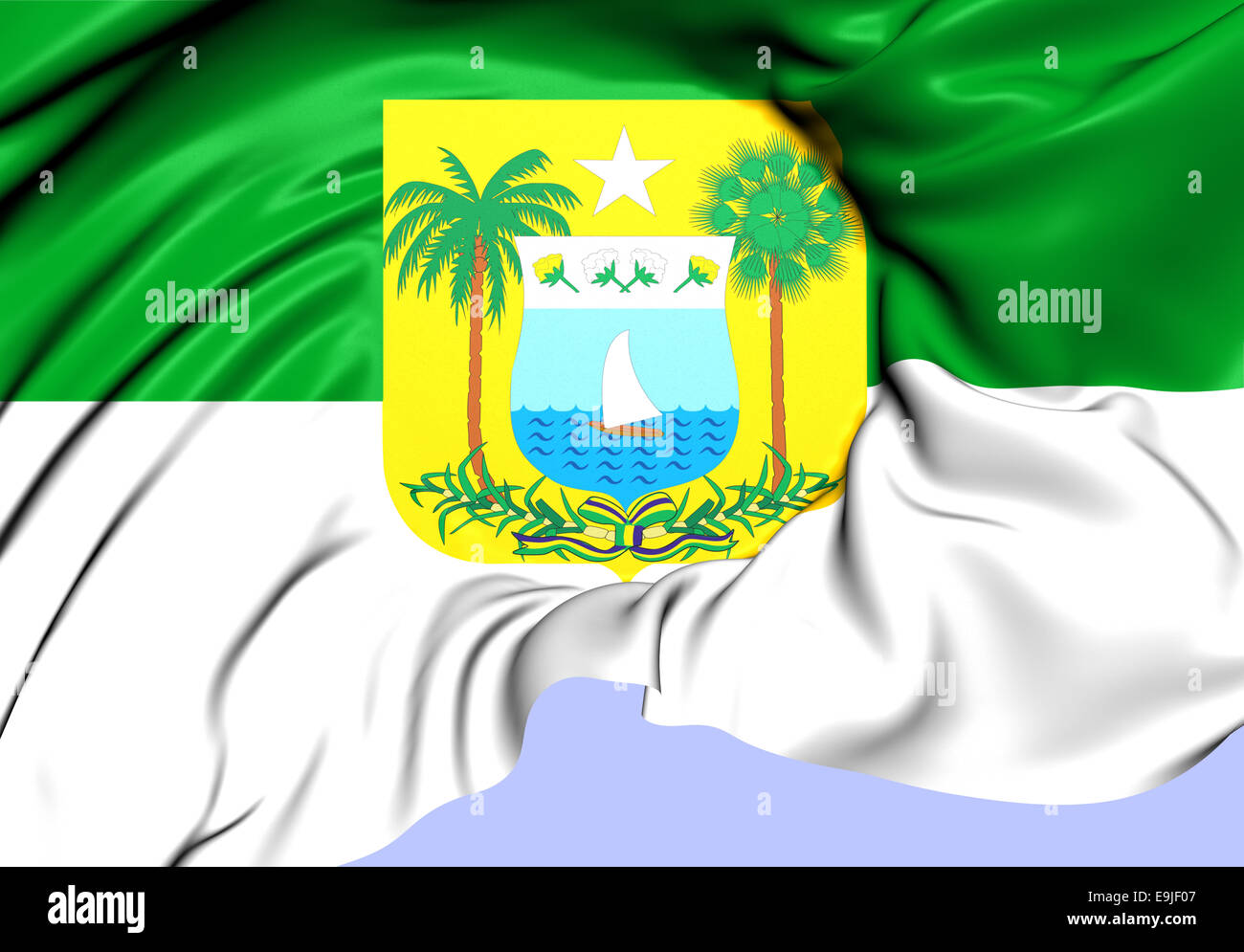Rio Grande do Norte Flag Stock Photo - Alamy