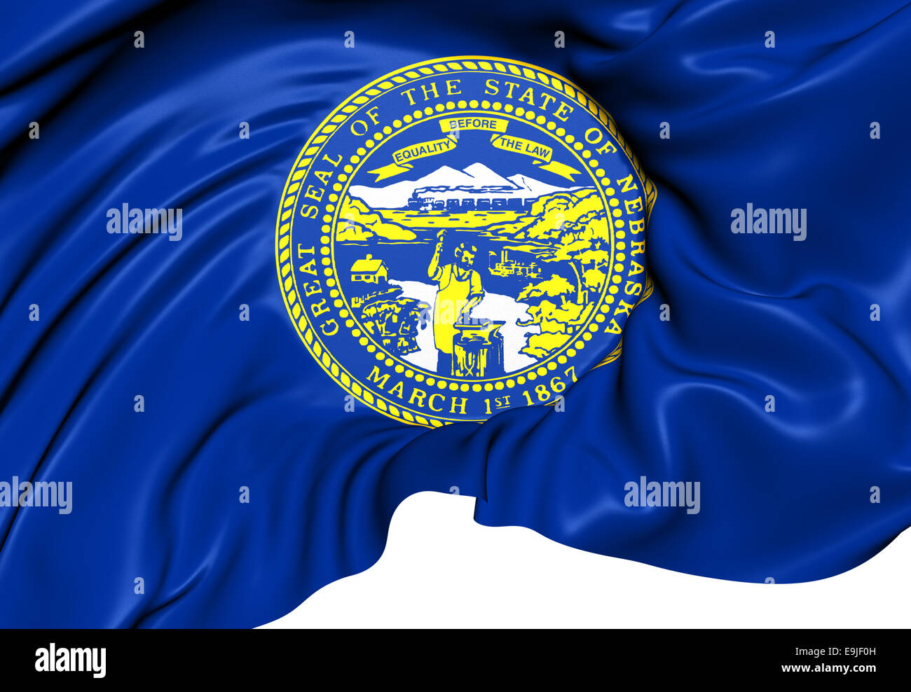 Flag of Nebraska Stock Photo - Alamy