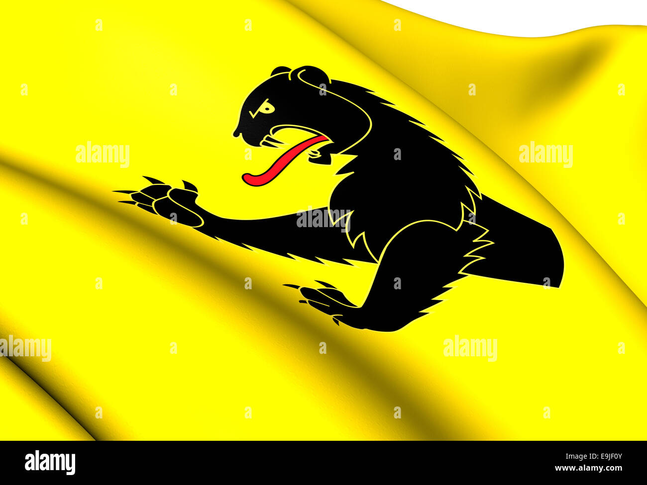 Flag of Adlikon bei Andelfingen Stock Photo - Alamy