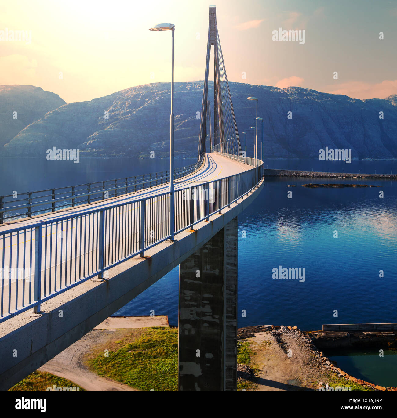 Bridge in Norway Stock Photo - Alamy