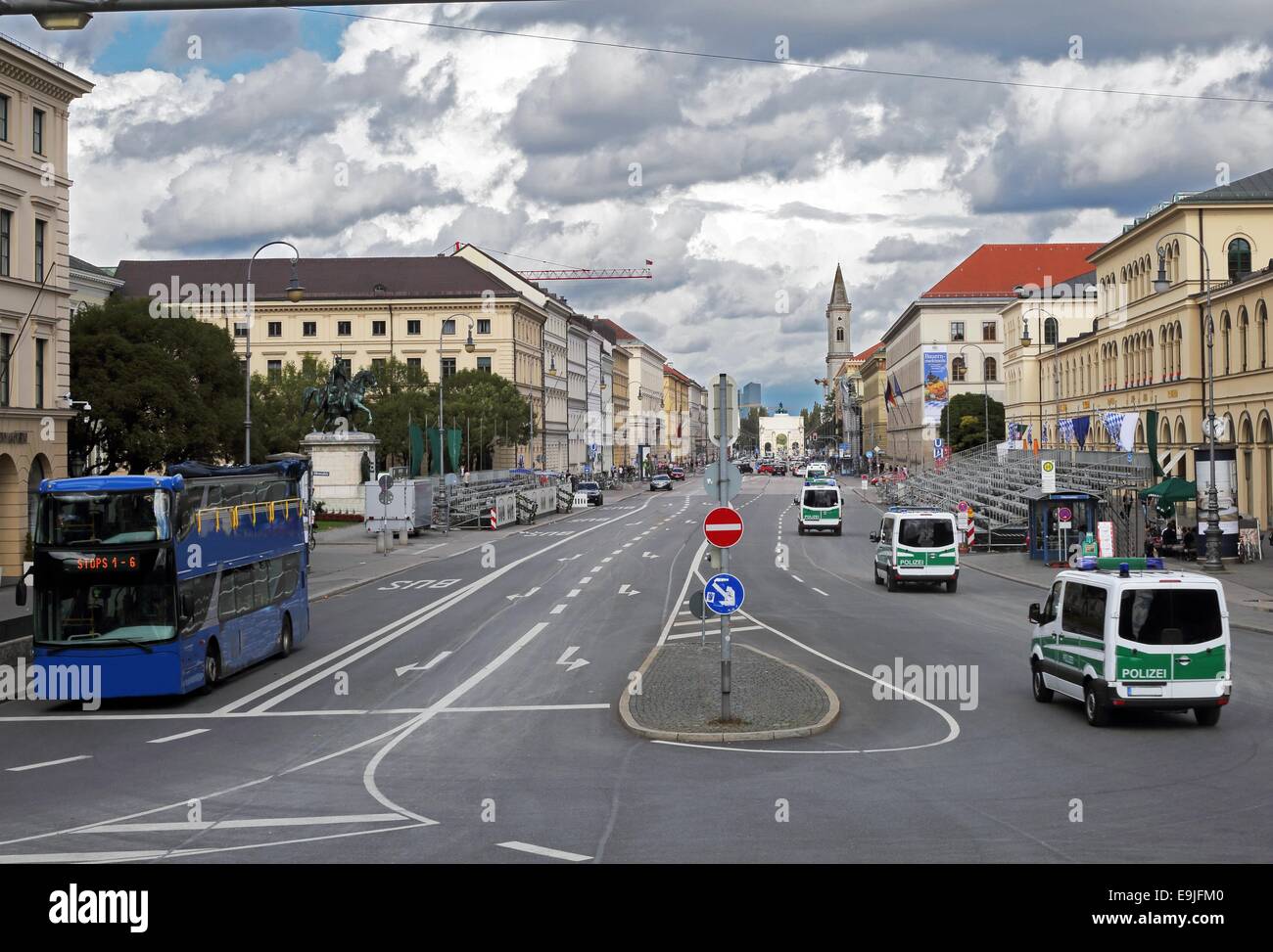 Ludwigstrasse in Munich, Germany Stock Photo - Alamy