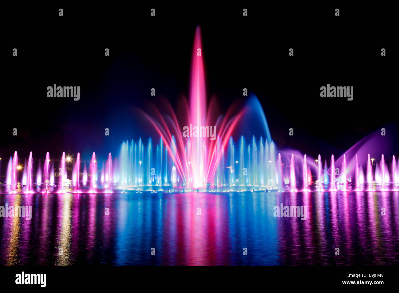 Multimedia Fountain at the Pergola, Centennial Hall, Wroclaw, Poland ...
