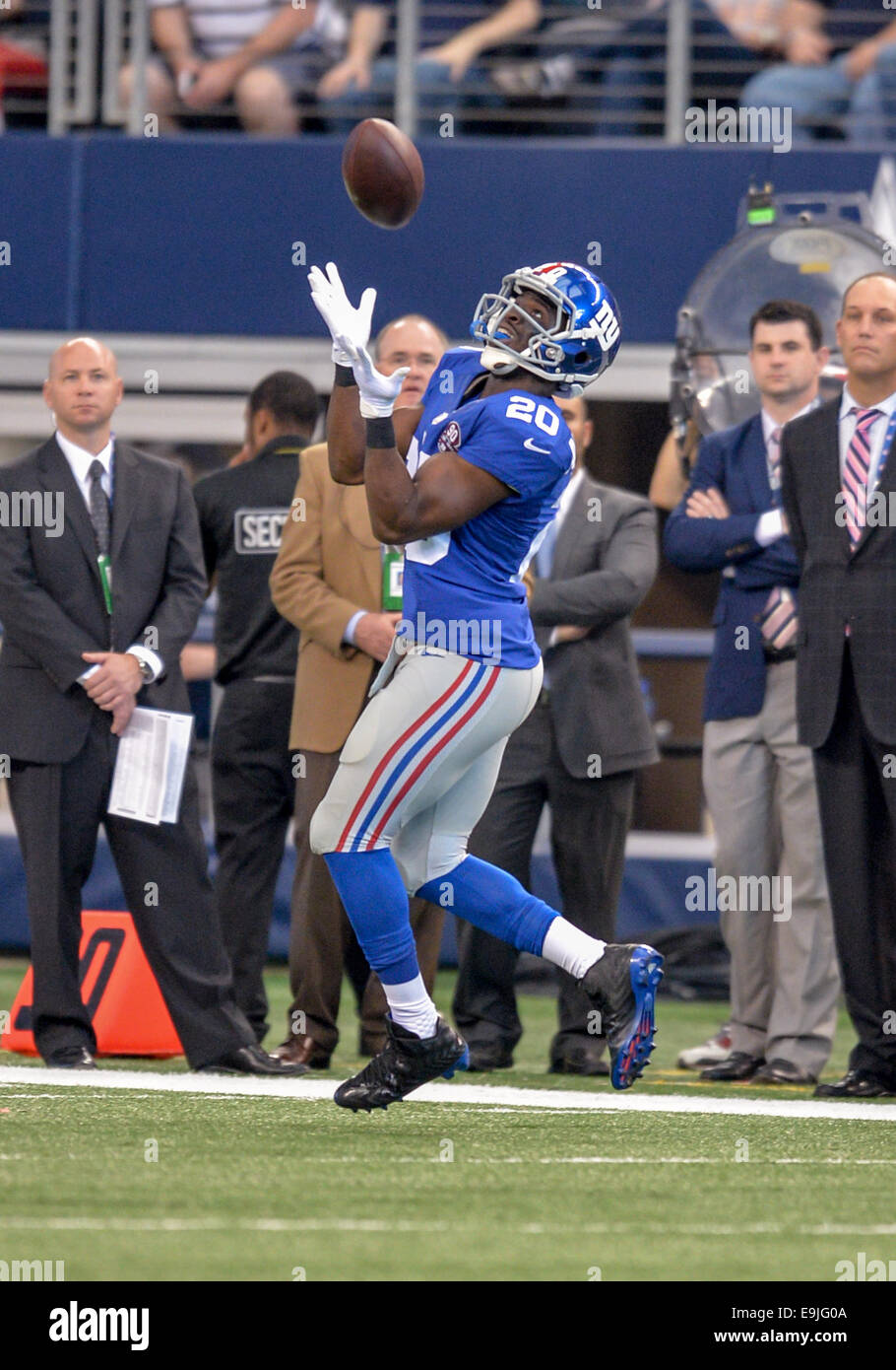 New York Giants cornerback Prince Amukamara (20) gets an interception ...