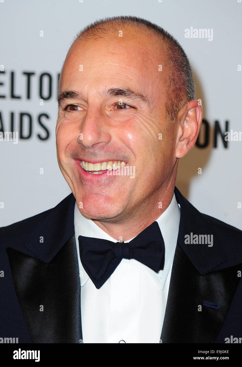 New York, NY, USA. 28th Oct, 2014. Matt Lauer at arrivals for Elton ...