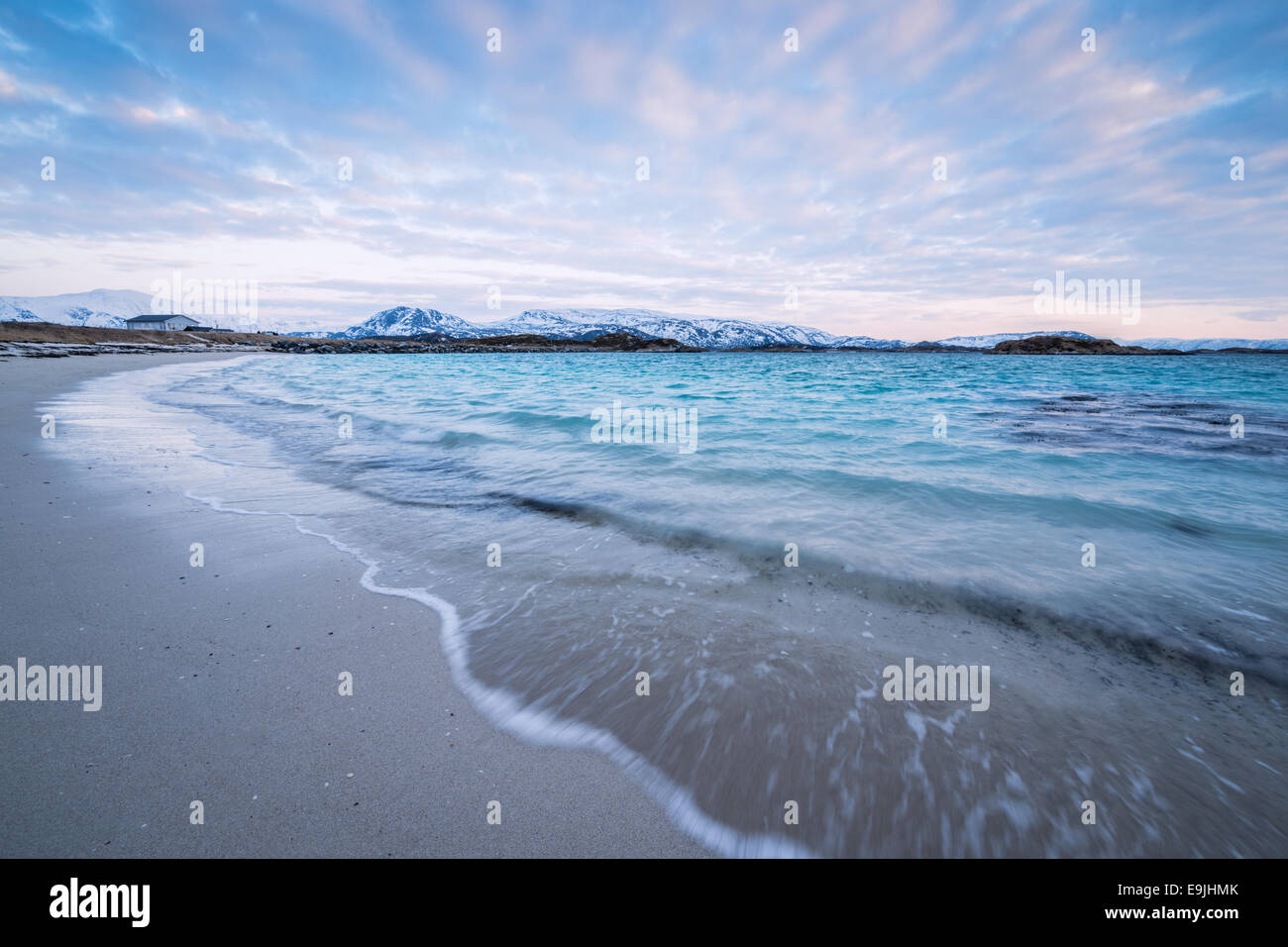 Waves crashing on the beach Stock Photo - Alamy