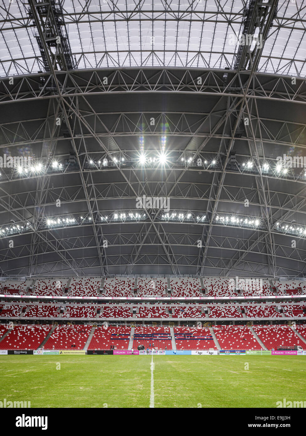 Football stadium symmetrical symmetry High Resolution Stock Photography ...