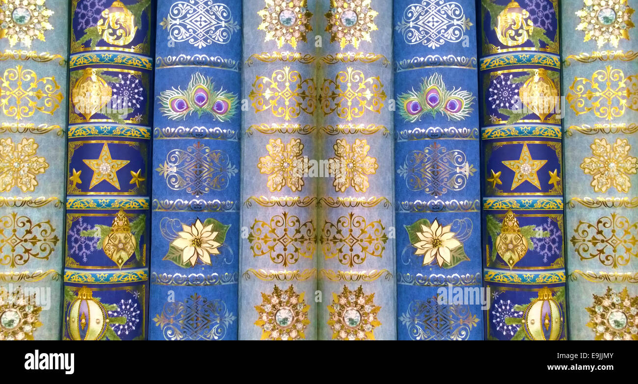 book jackets with decorative Christmas and holiday designs Stock Photo ...