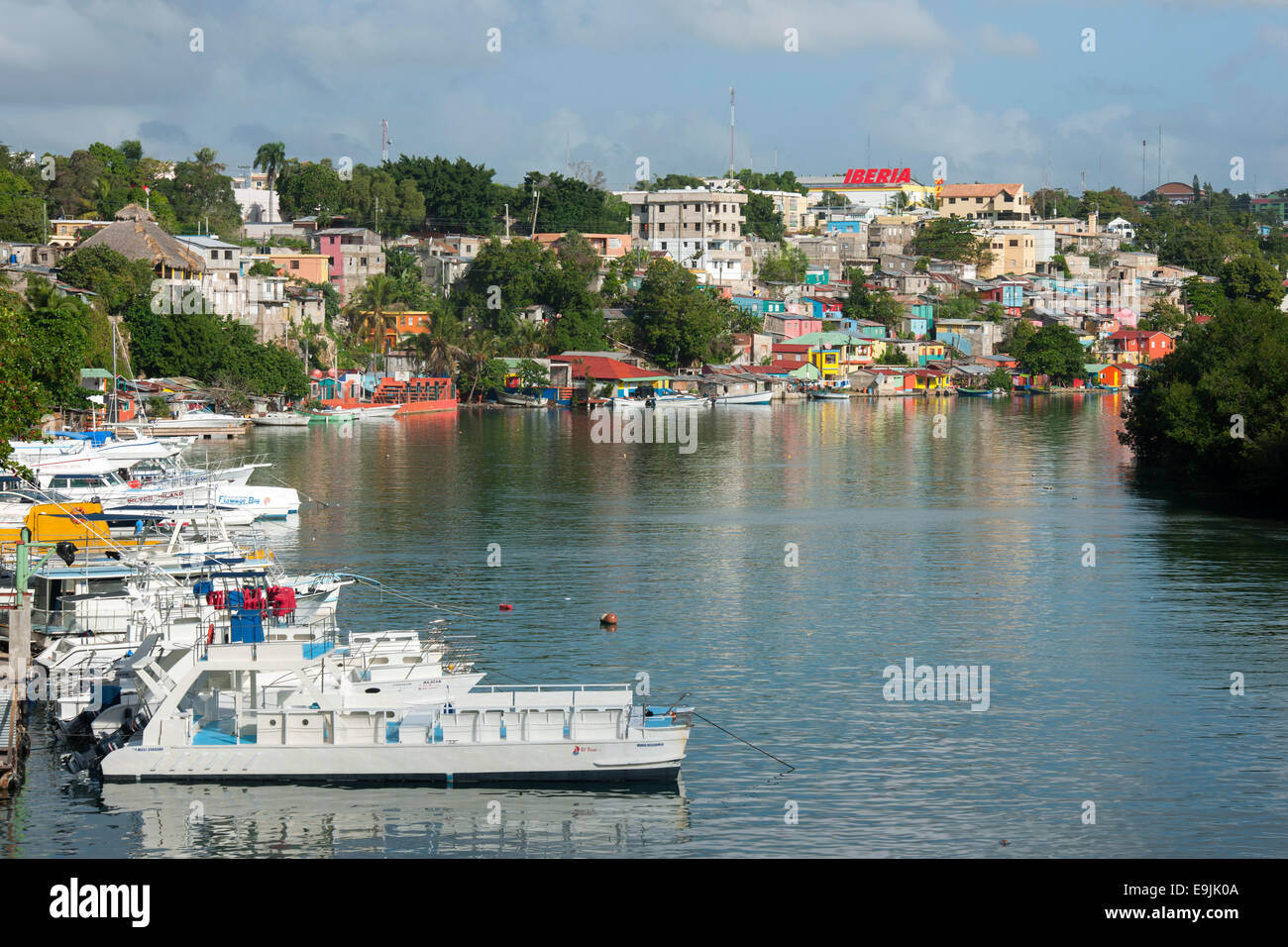 Dominikanische Republik, Osten, La Romana, an der Mündung des Rio ...
