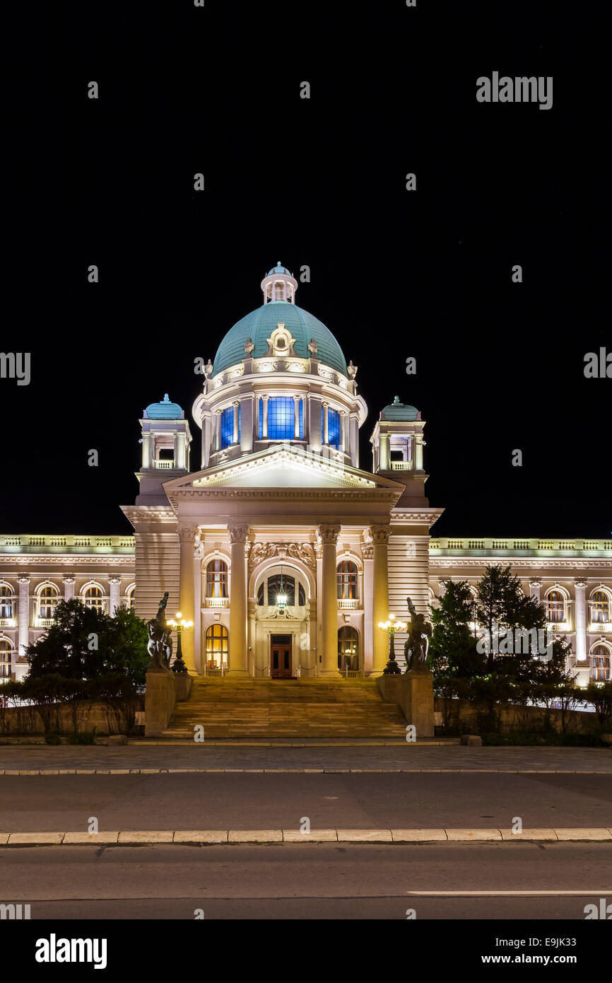 The Parliament Building of Serbia, Savski Venac, Novi Beograd, Belgrade ...