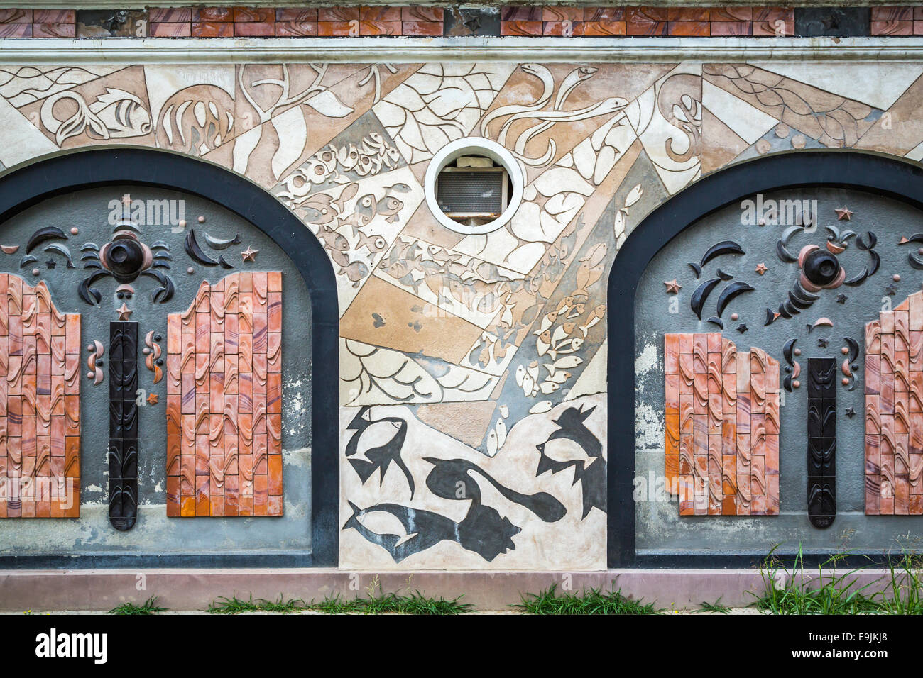 Modern Romanian architecture in the Black Sea port of Constanta ...