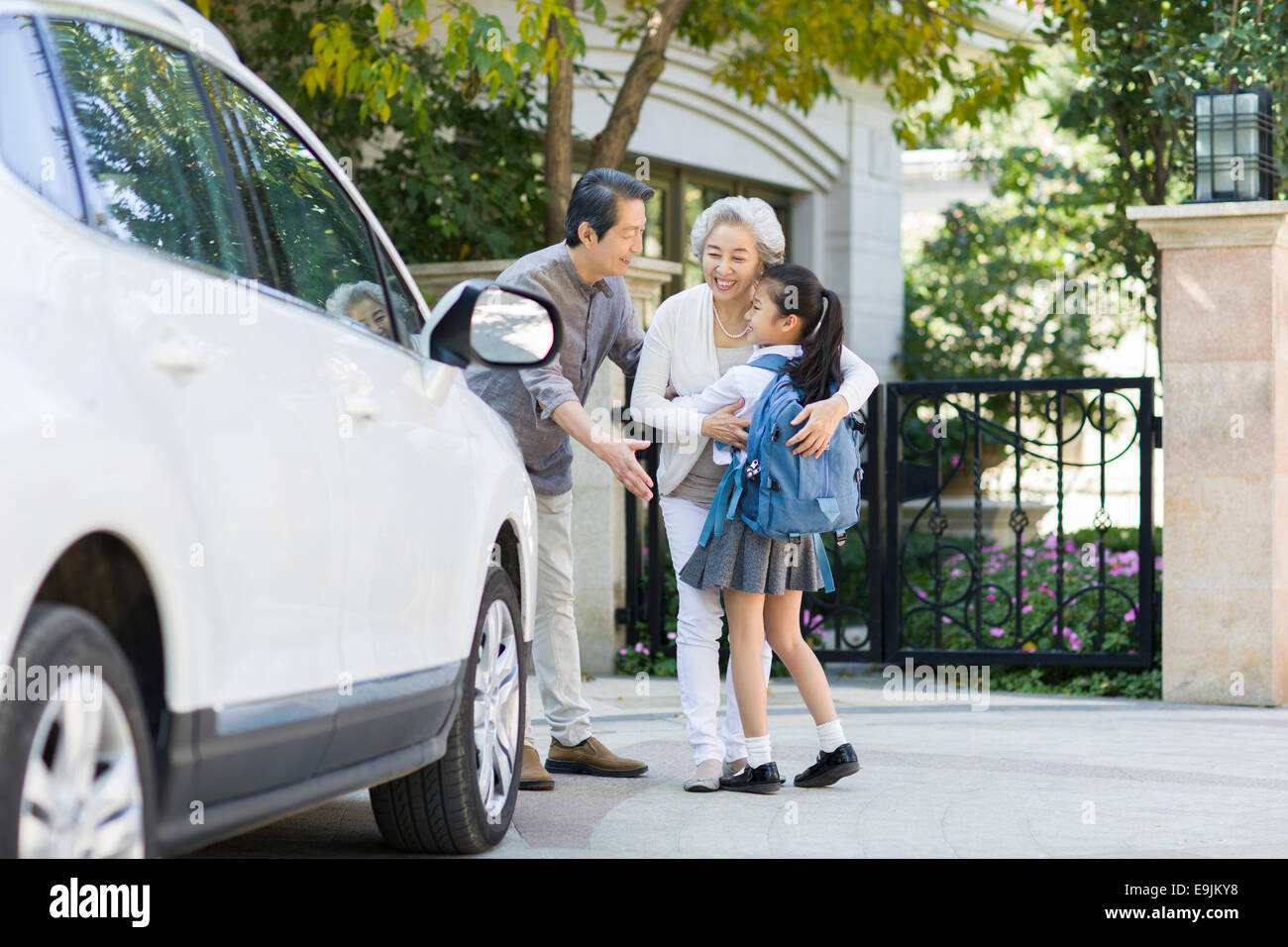 School visit care home hi-res stock photography and images - Alamy