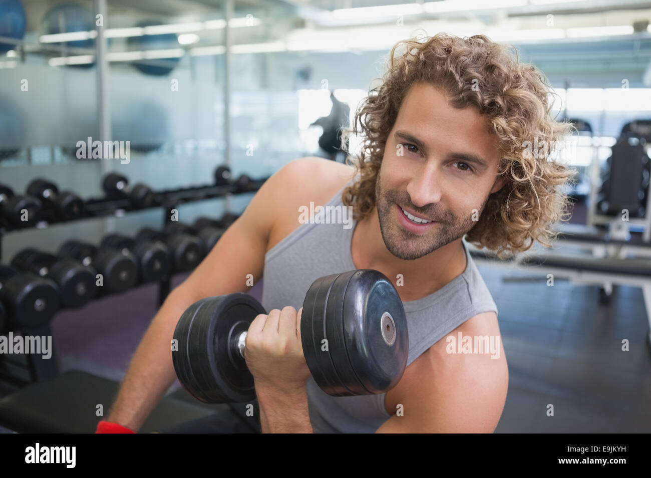 Strong man exercising in hi-res stock photography and images - Alamy