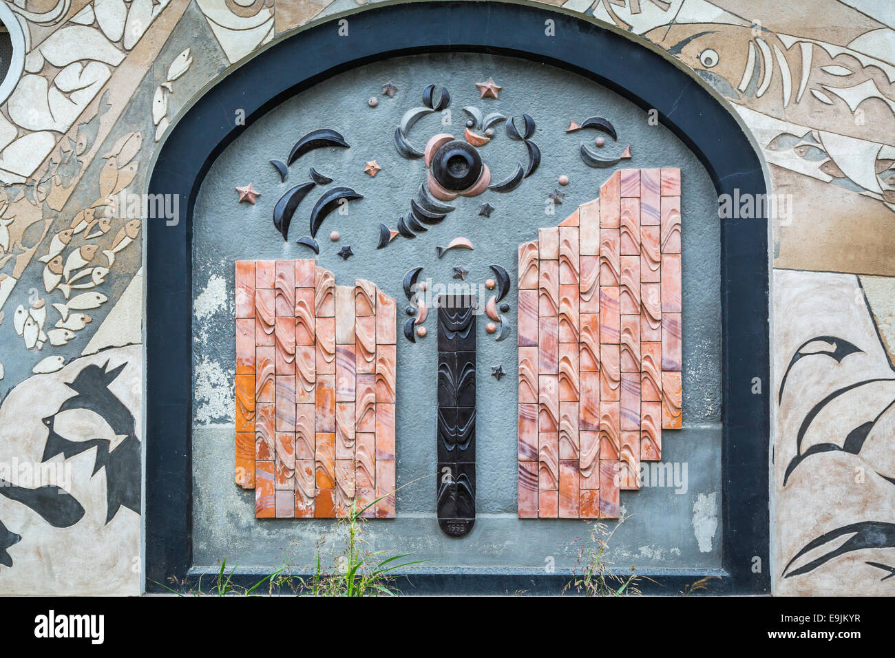 Modern Romanian architecture in the Black Sea port of Constanta ...