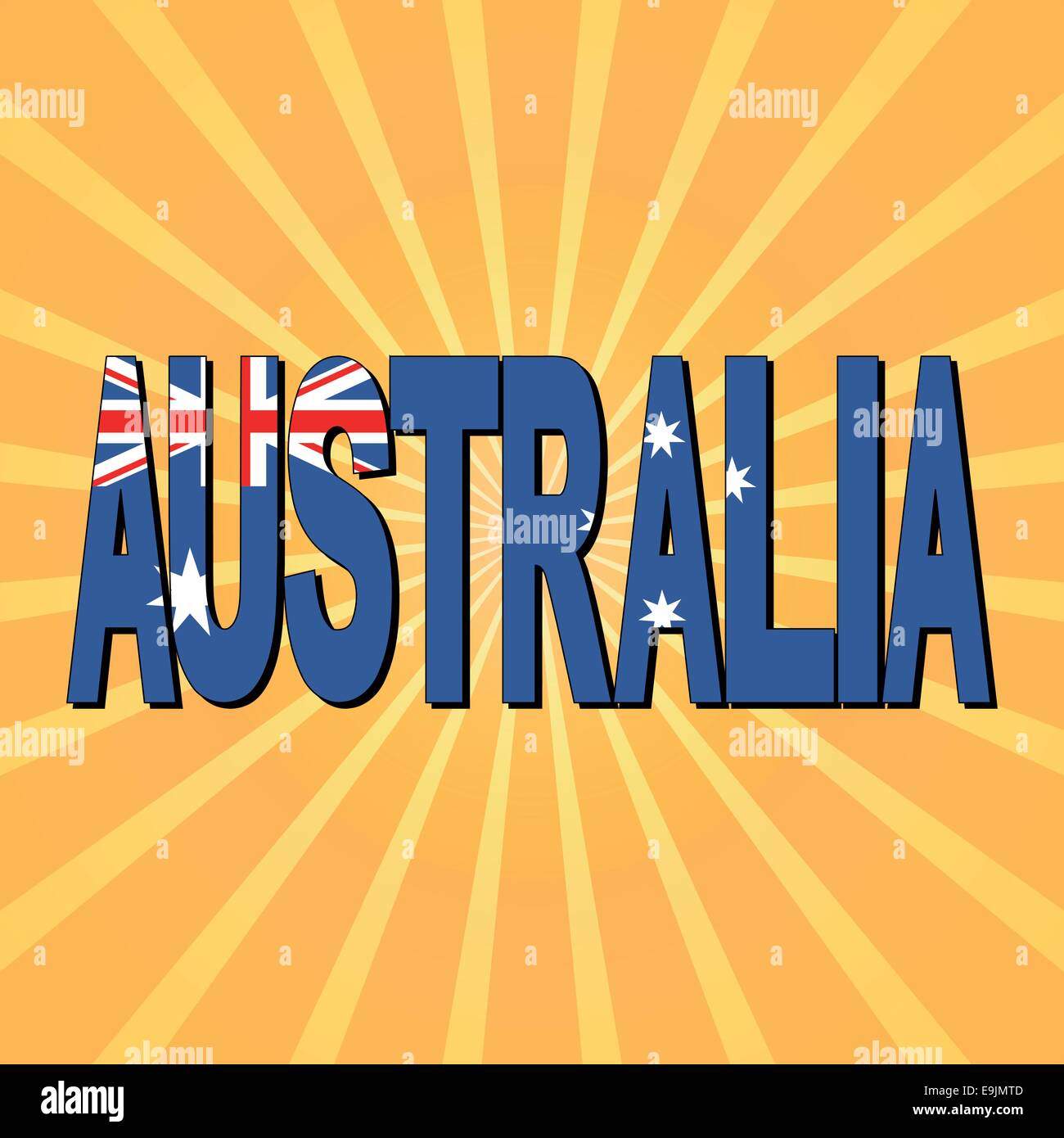 Australian sunshine Stock Vector Images - Alamy