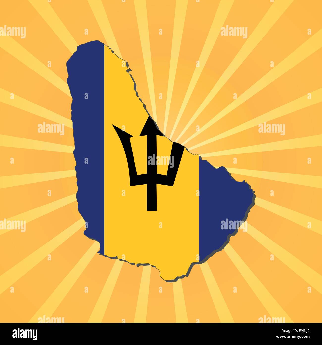 Barbados map Stock Vector Images - Alamy