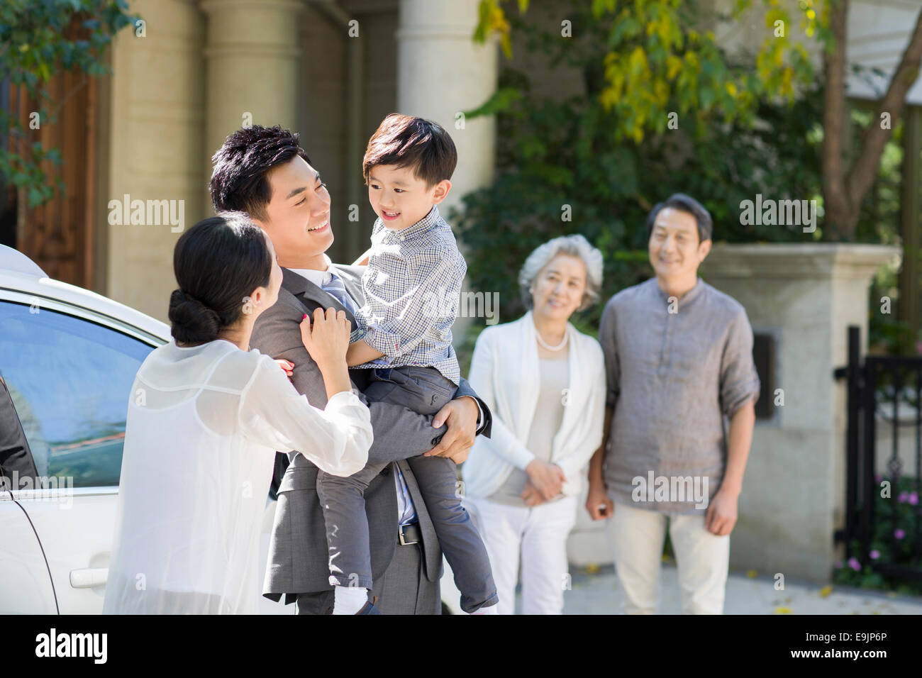 Three generations family Stock Photo - Alamy