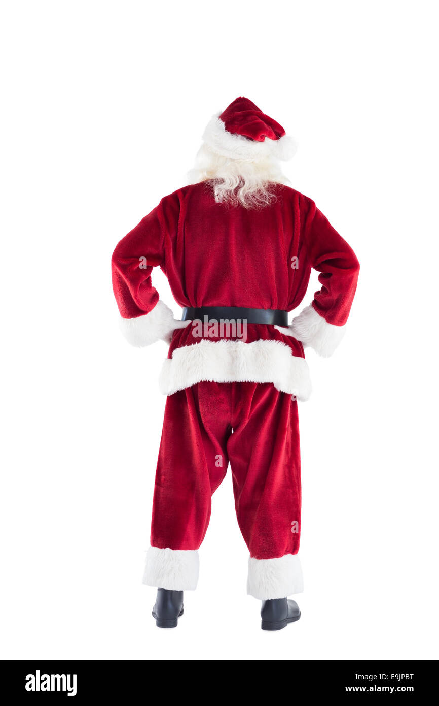 Santa claus shows red Cut Out Stock Images & Pictures - Alamy