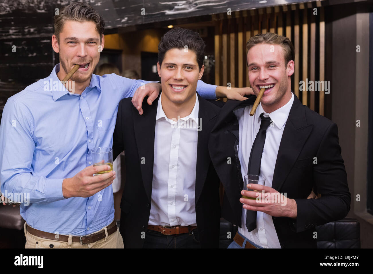 Handsome friends hi-res stock photography and images - Alamy