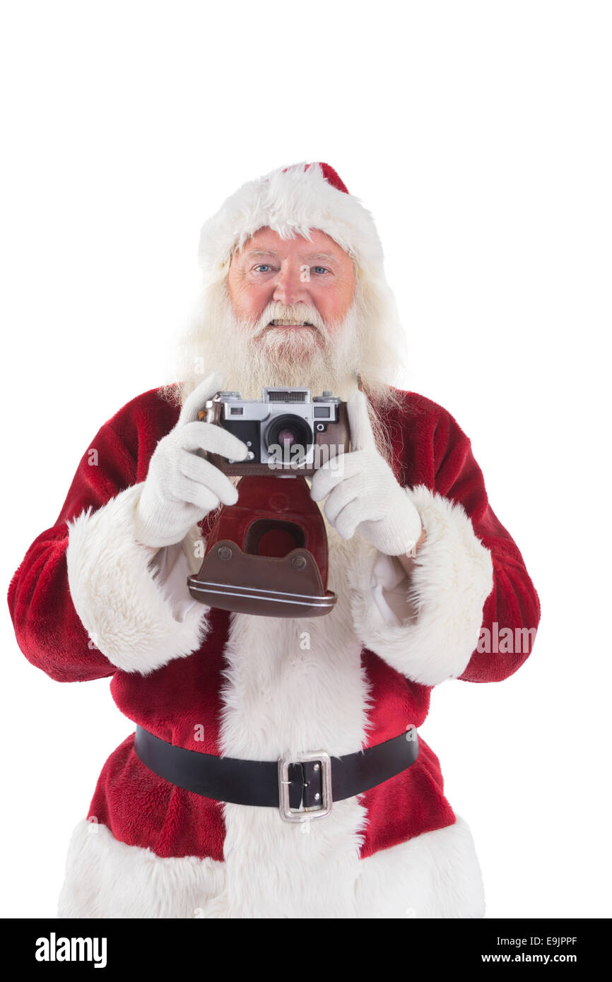 Santa is taking a picture Stock Photo - Alamy