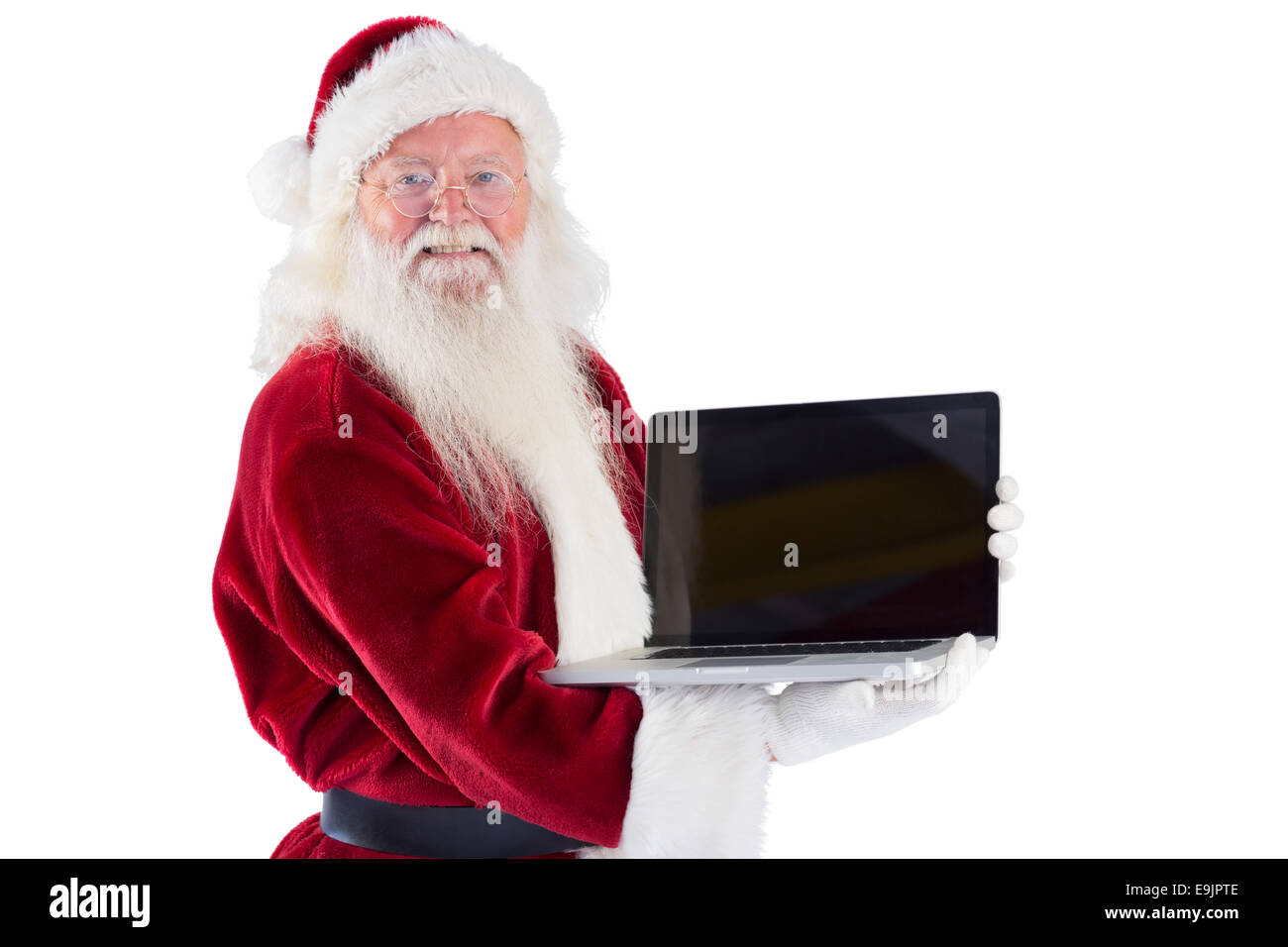 Typing santa claus hi-res stock photography and images - Alamy