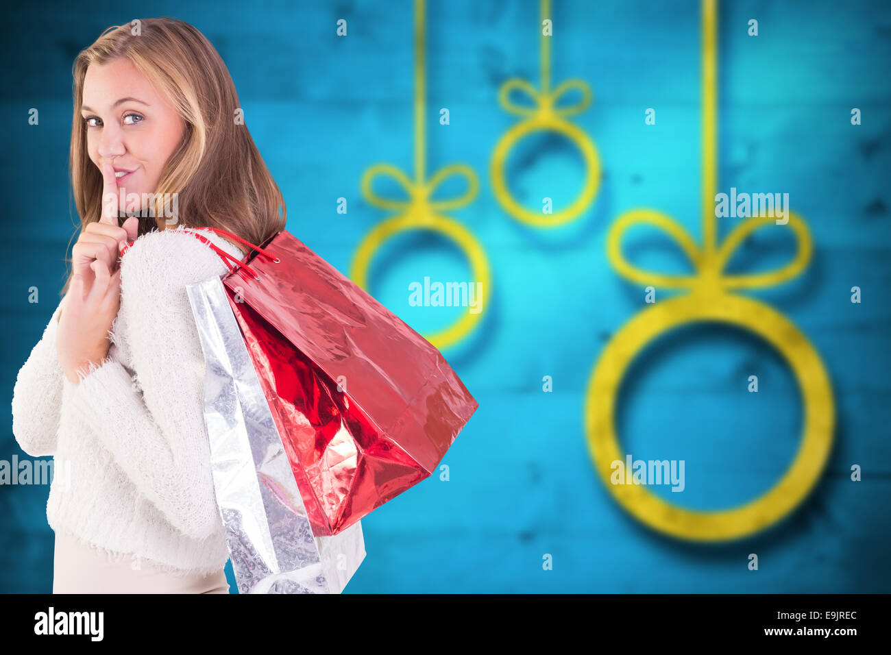 Woman keeping secret mouth hi-res stock photography and images - Alamy