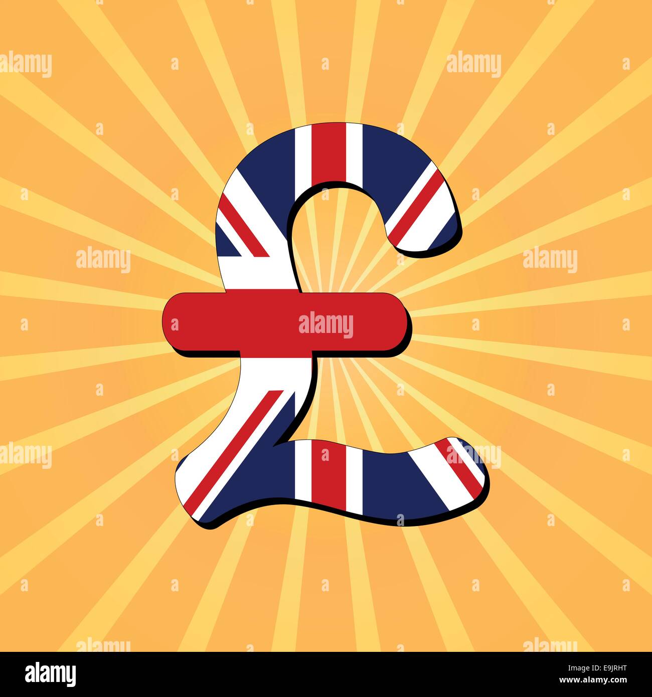 Pound symbol on abstract Stock Vector Images - Alamy