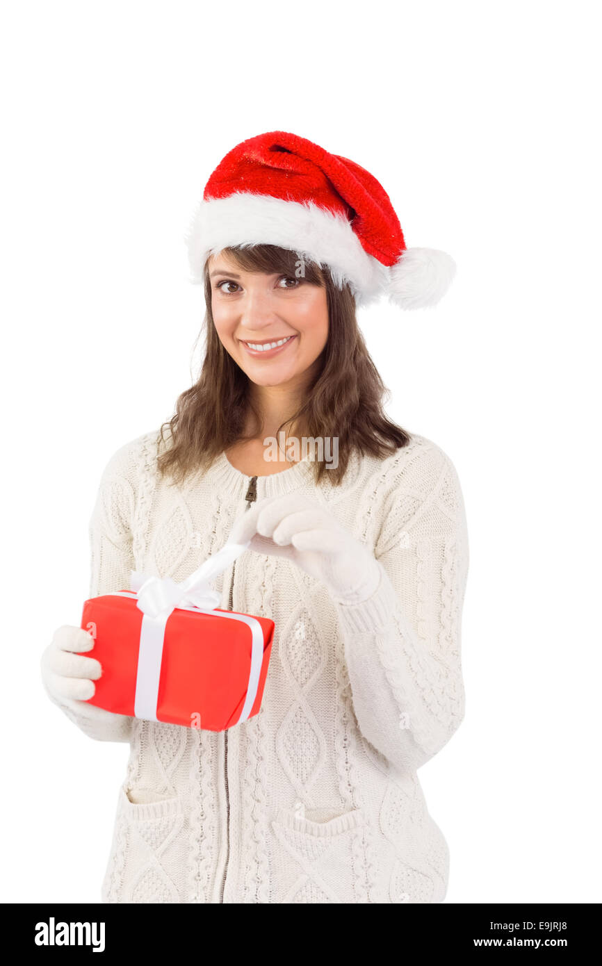 Beautiful young woman opening box hi-res stock photography and images ...