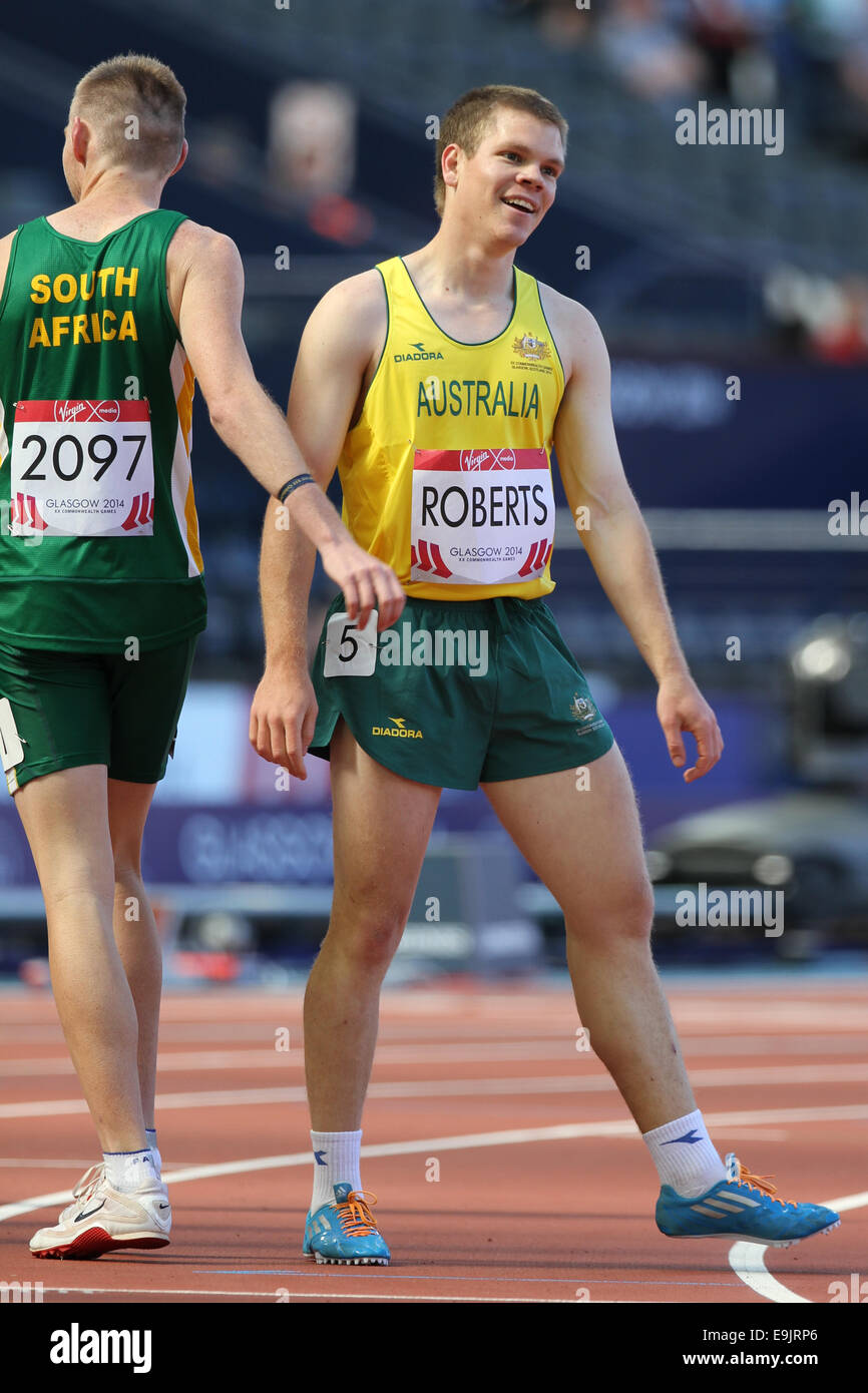 Sean ROBERTS of Australia in the Mens athletics Para-Sport 100 metres ...