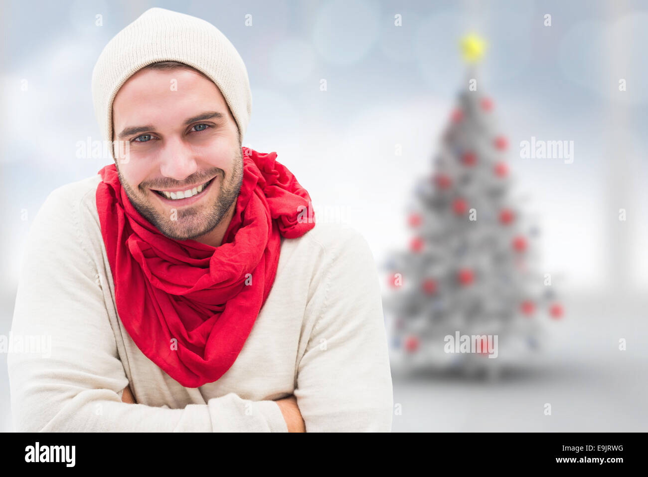 Composite image of handsome hipster Stock Photo - Alamy