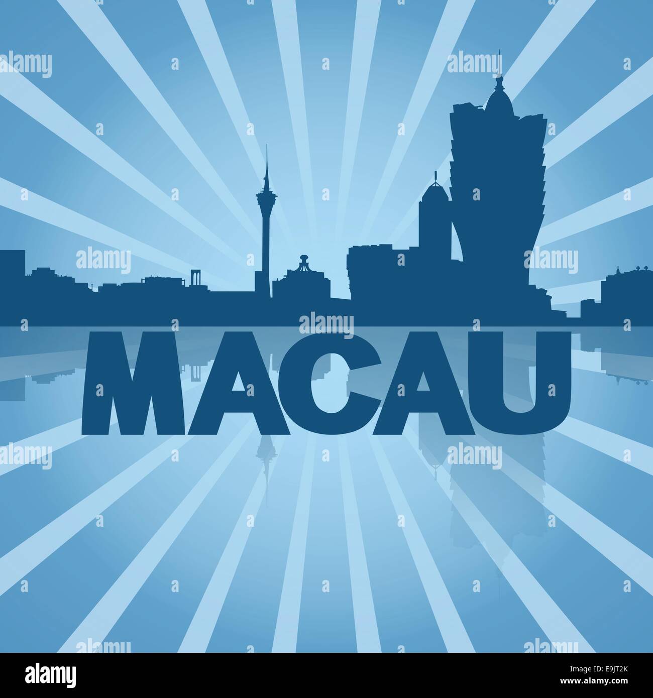 Macau skyline Stock Vector Images - Alamy