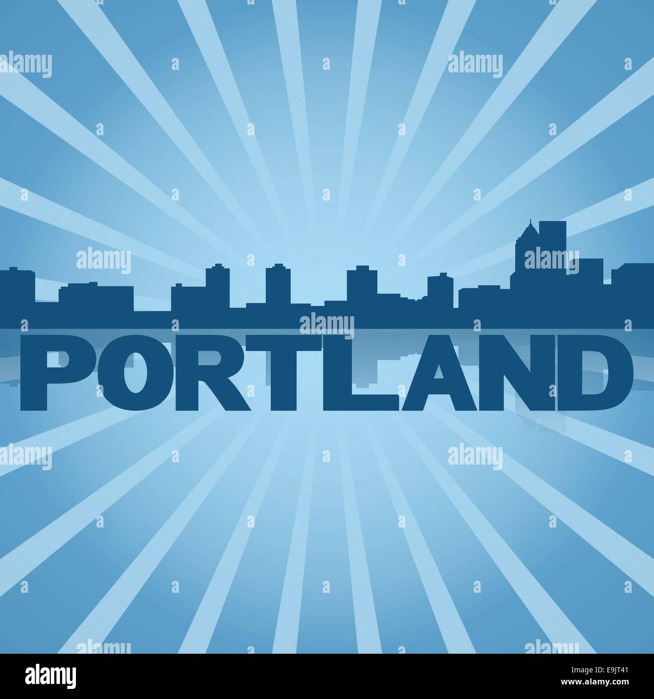 Portland towers Stock Vector Images - Alamy