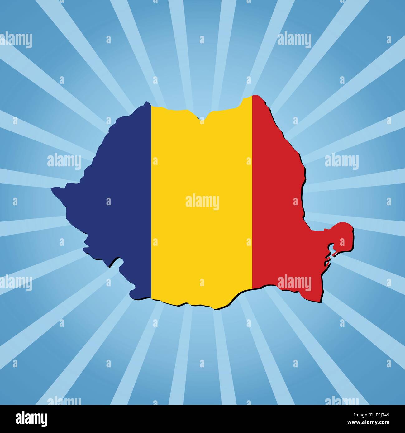 Romania map Stock Vector Images - Alamy