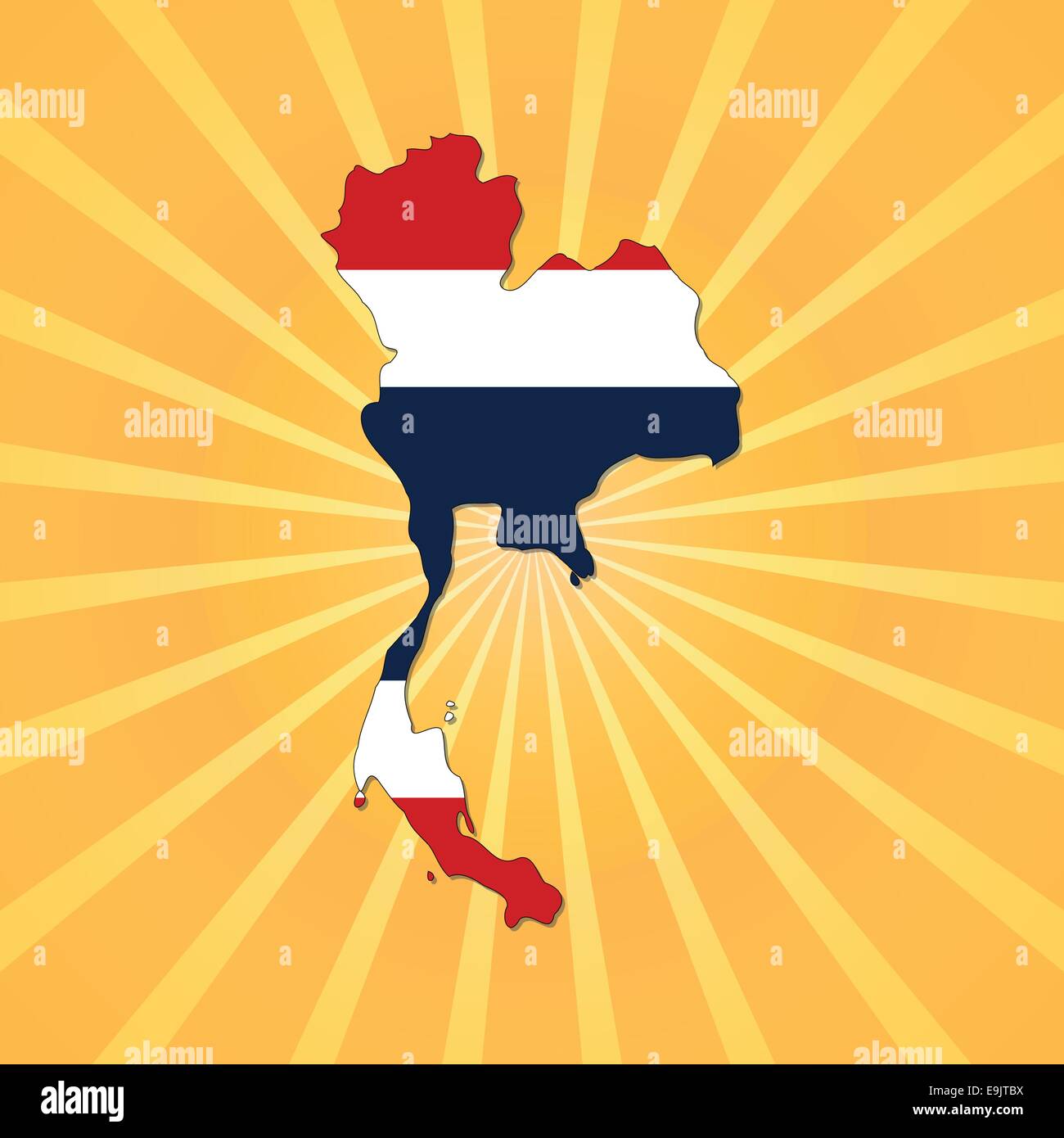 Thailand map Stock Vector Images - Alamy