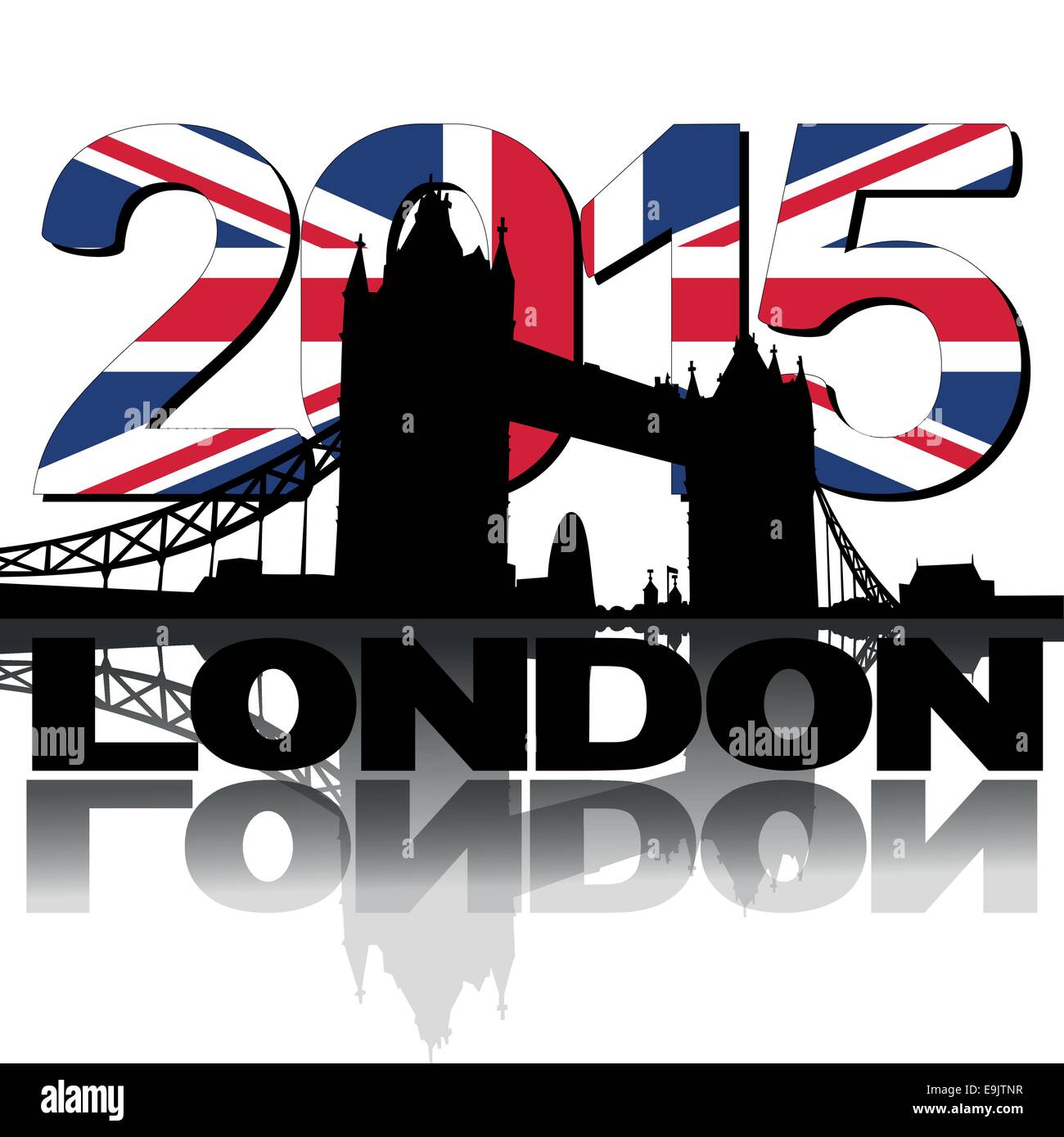 London bridge flag hi-res stock photography and images - Alamy