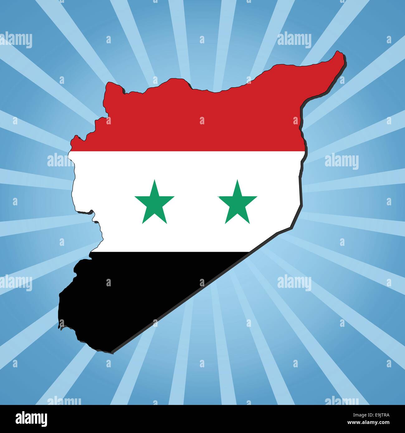 Syria map Stock Vector Images - Alamy