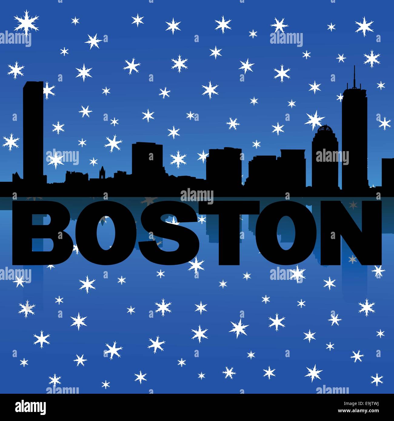 Cold boston Stock Vector Images - Alamy