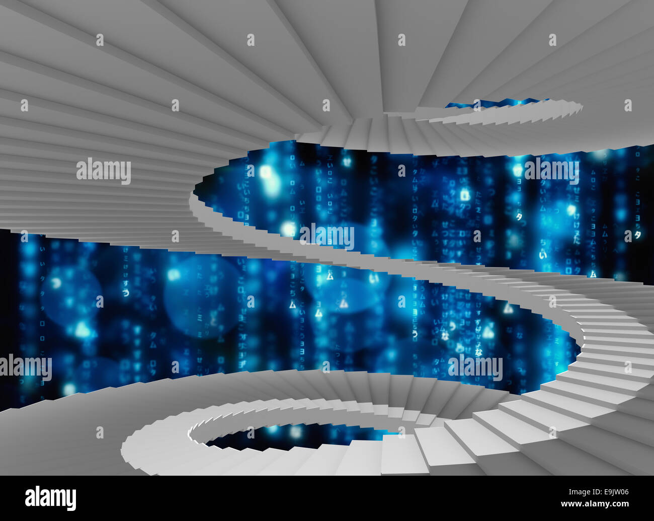 Winding stairs hi-res stock photography and images - Alamy