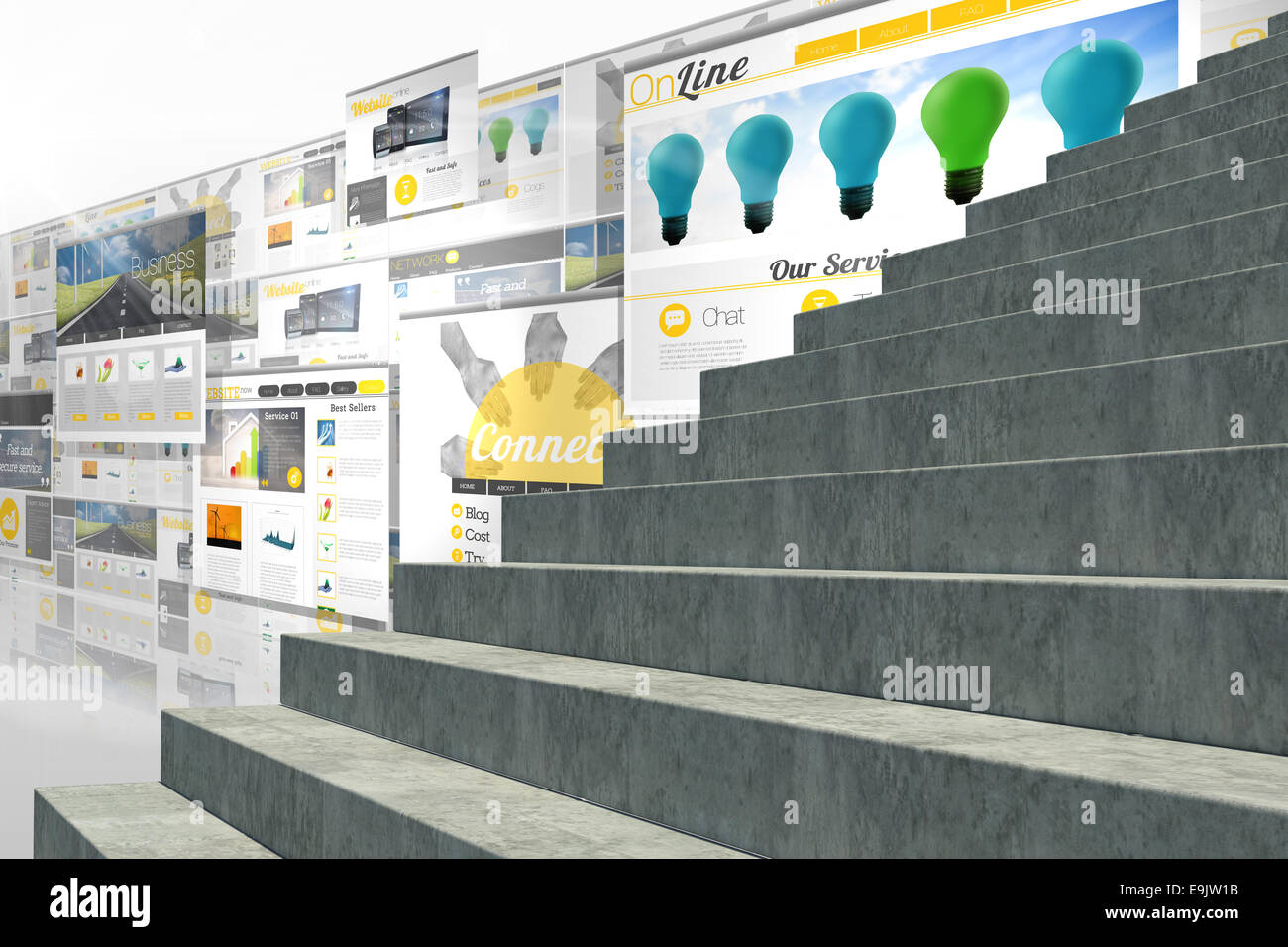 Grey steps hi-res stock photography and images - Alamy