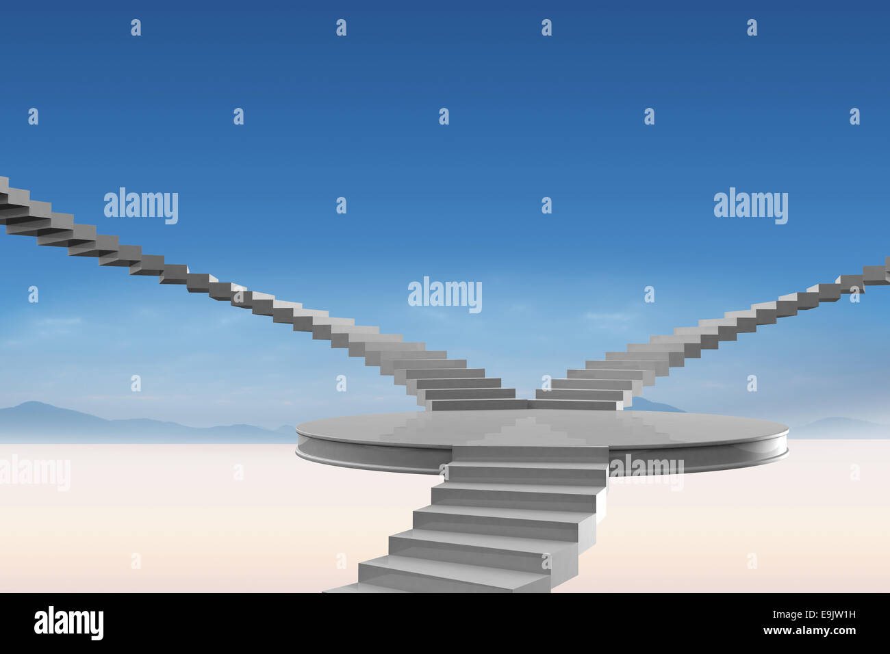 Desert stairs hi-res stock photography and images - Alamy