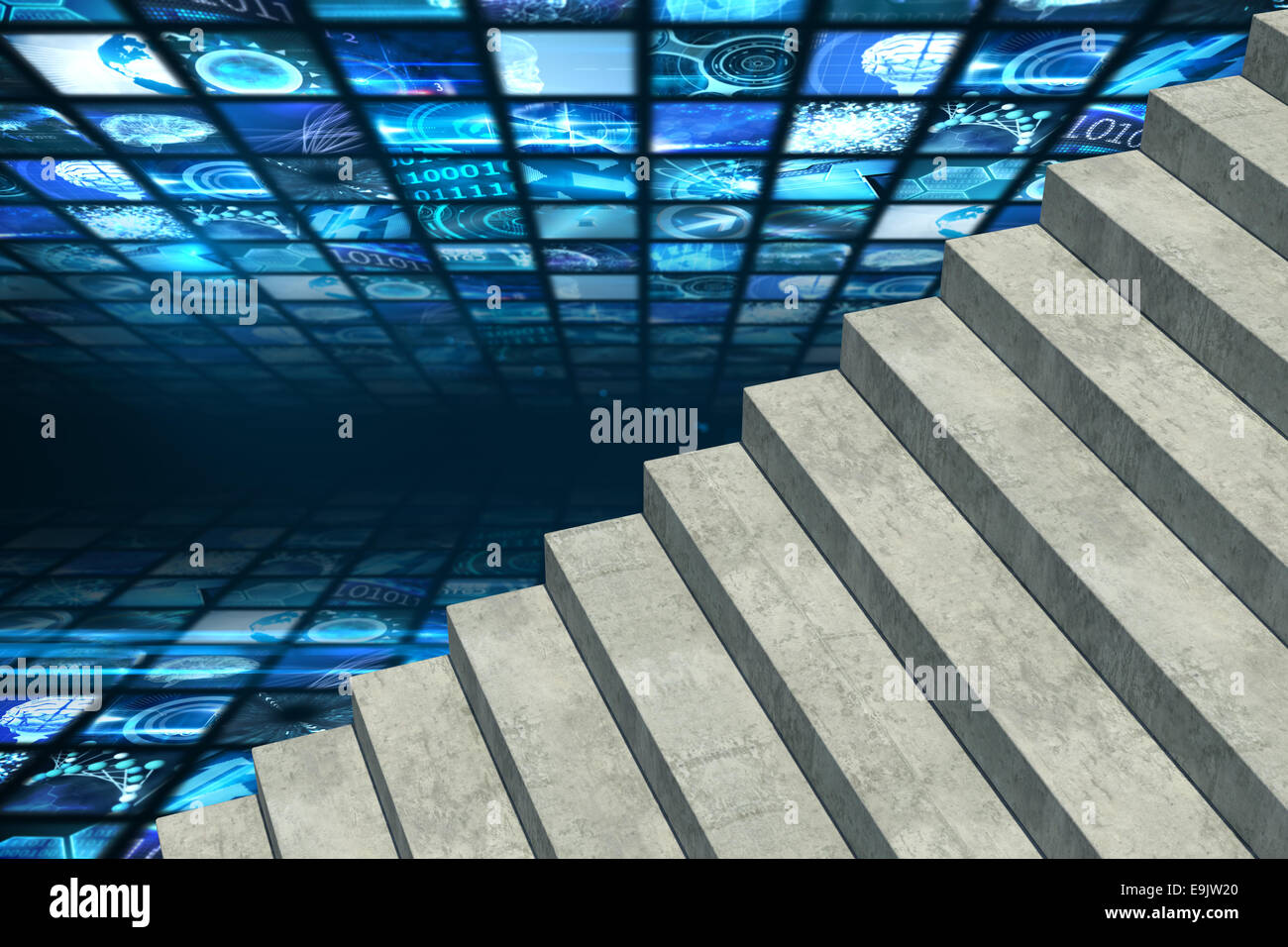 Light grey steps hi-res stock photography and images - Alamy