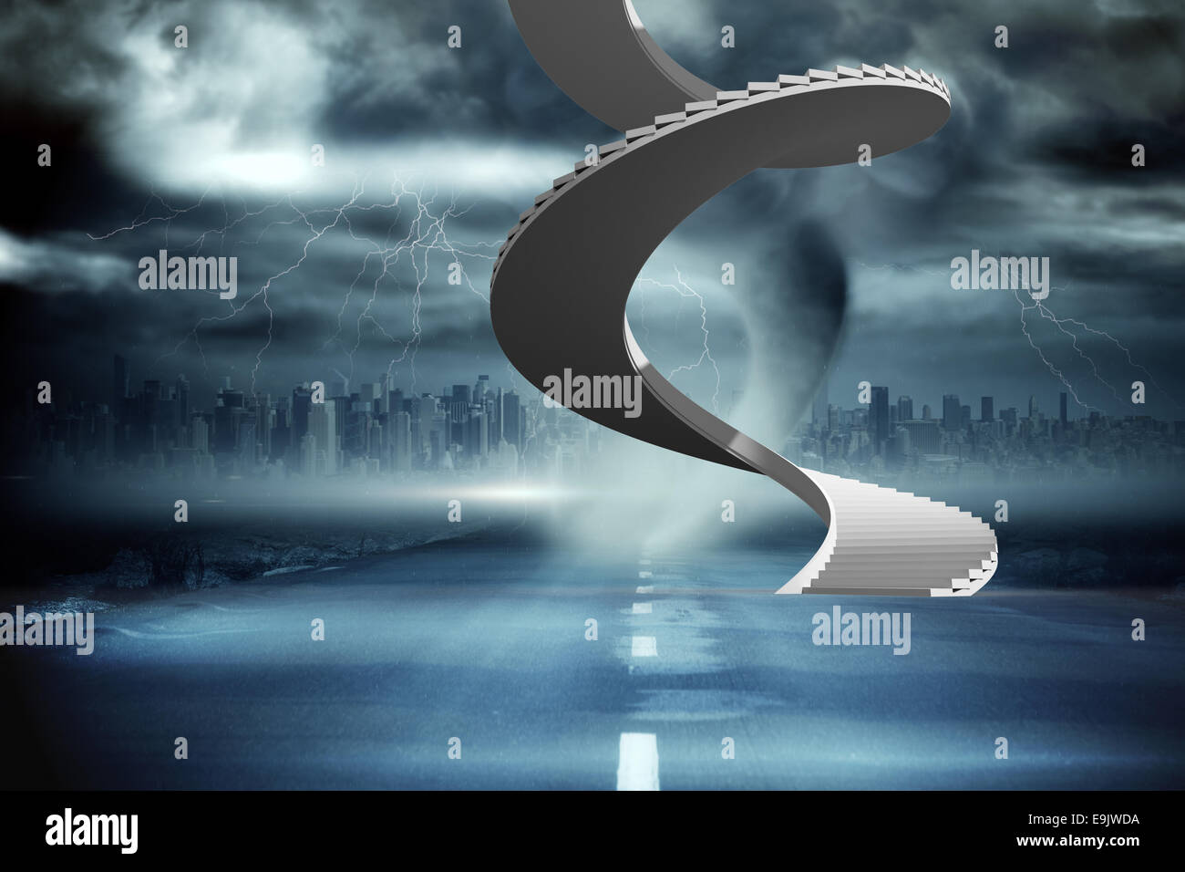 Lightning stairs hi-res stock photography and images - Alamy